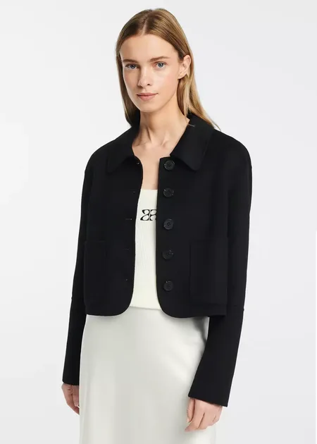 STUDIO AR ELVITA Jacket Wool Blend Black | Prettywomen Fashionstore